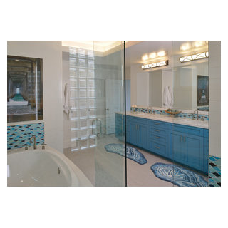 On The Rocks - Transitional - Bathroom - San Diego - by Laura Manchee ...