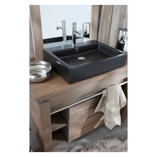 ORIGIN by Line Art Solid Oak Bathroom Vanity - Contemporary - Bathroom ...