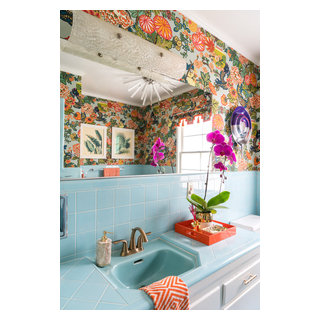 Our Palm Beach Color-Splosion Apartment! - Eclectic - Bathroom - Los ...