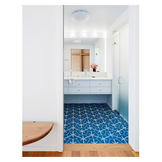 Park Slope Modern Row House - Midcentury - Bathroom - New York - by The ...