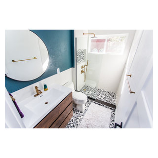 Patterned Bathroom Remodel - Contemporary - Bathroom - Austin - by ...