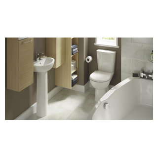 Perdita Space Saving Bathroom Suite - Contemporary - Bathroom ...
