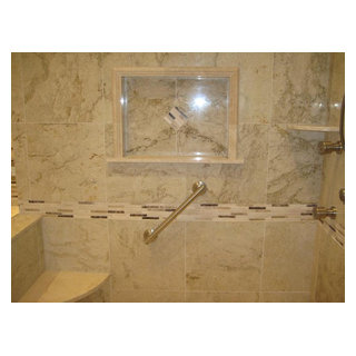 Perlato Beige Marble Bathroom - Modern - Bathroom - Philadelphia - by ...