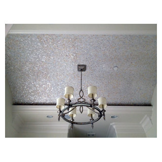Pure White and Natural White Freshwater Mother of Pearl Mosaic Bathrooms - Contemporary ...
