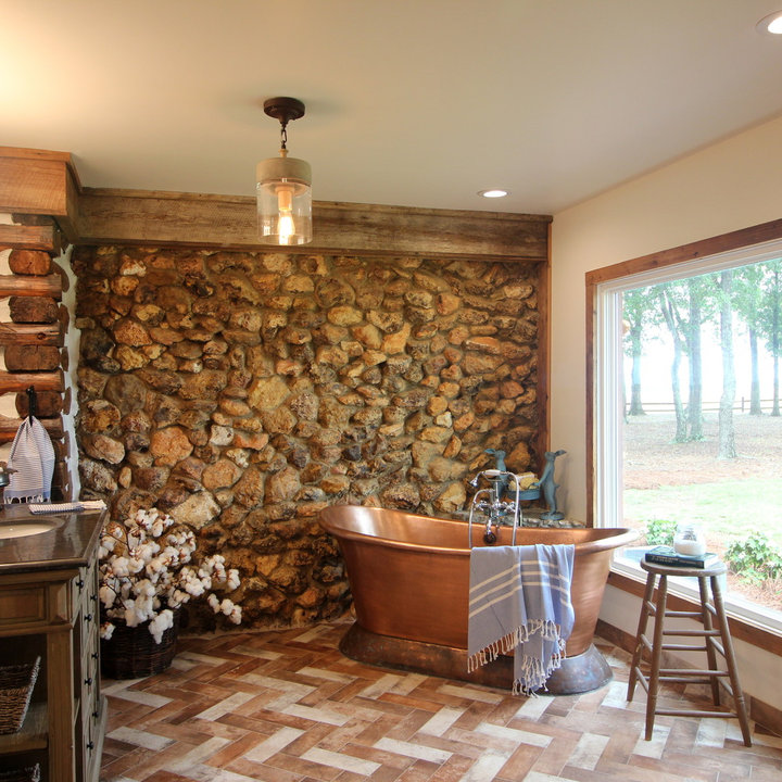 Log Home Bathroom Photos - Photos & Ideas | Houzz