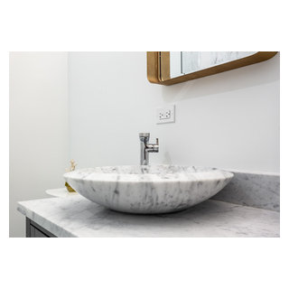 Ranch Triangle Chicago Renovation - Contemporary - Bathroom - Chicago ...