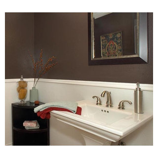 Red and Robin's Egg Blue Bathroom 2 - Modern - Bathroom - Los Angeles ...