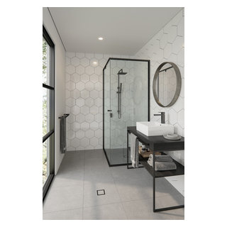 Regency Semi-Frameless Showerscreens – Black Aqua Deluxe ...