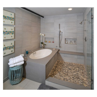 River Oaks Loft - Contemporary - Bathroom - Houston - by Chandra Stone ...