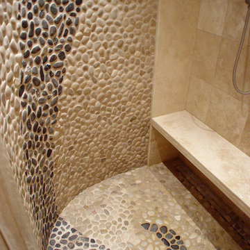 River Rock Shower - Photos & Ideas | Houzz
