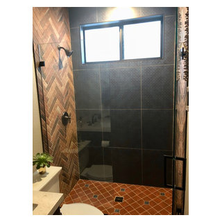 Rustic Spanish-Style Guest Bath - Rustic - Bathroom - San Diego - by ...