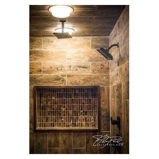 Rustic Walk-In Shower - Rustic - Bathroom - Other - by Century Homes ...
