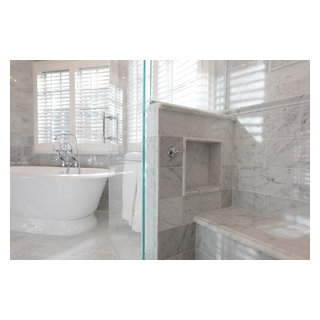 Seat & Niche inside the shower - Traditional - Bathroom - New York - by ...