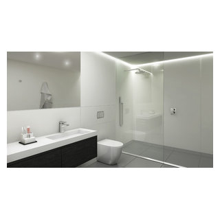 Seratone Nautlius wall lining - Modern - Bathroom - Auckland - by User ...