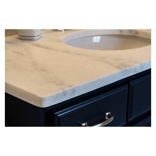 Shadow Storm Quartzite Bathroom Countertops - Traditional - Bathroom ...