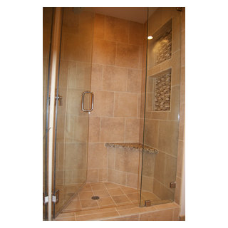 Shower nooks in closet shower - Traditional - Bathroom - San Francisco ...