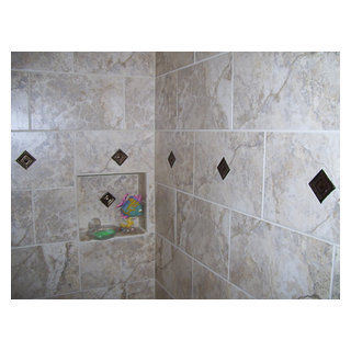 shower shampoo box inserts - Traditional - Bathroom - Kansas City - by ...