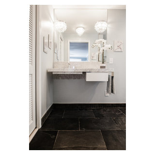 Sleek Boudoir Bathroom - Modern - Bathroom - Detroit - by Bouren ...