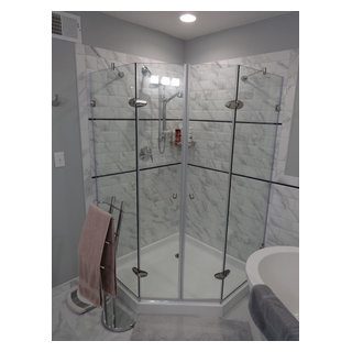 Sleek Modern Master Bathroom - Modern - Bathroom - New York - by ...