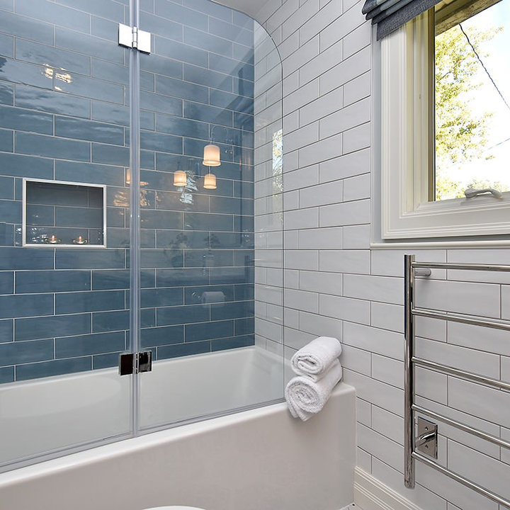 75 Most Popular 75 Beautiful Bathroom with Blue Tile Ideas & Designs ...