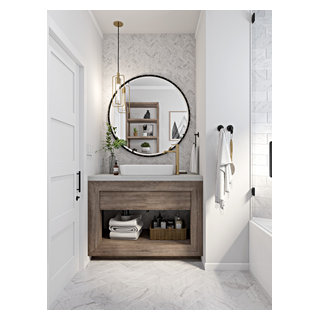 Spa style bathroom - Rustic - Bathroom - San Francisco - by Create ...