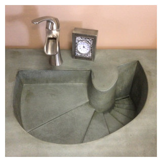 Spiral step sink - Contemporary - Bathroom - Philadelphia - by User | Houzz
