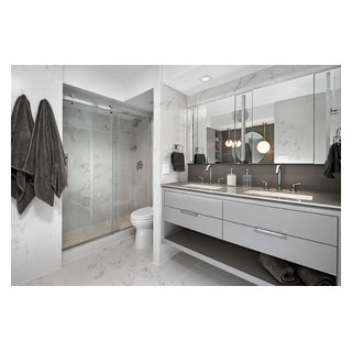State Condo - Contemporary - Bathroom - Chicago - by eMOD Construction ...