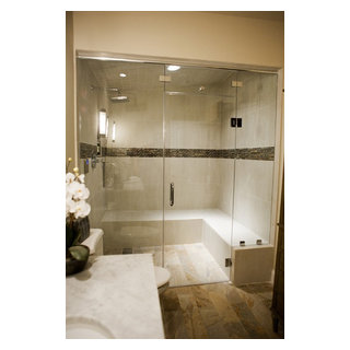 Steam Shower - Contemporary - Bathroom - DC Metro - by Collins Tile and ...