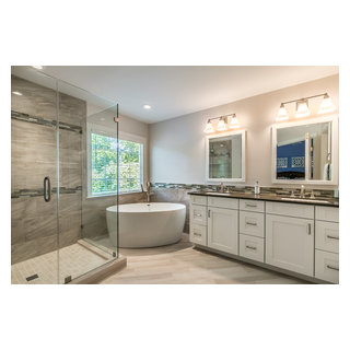 Sterling Master Bath with Free Standing Tub & Custom Tile Work ...