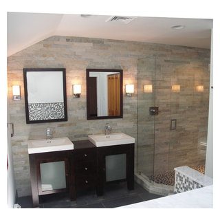 Stone Cladding in Bath - Contemporary - Bathroom - Philadelphia - by ...