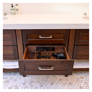 Docking Drawer Blade Duo - Bathroom Vanity In-Drawer Outlets - Modern ...