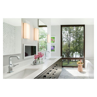 Sunfish Lake Modern - Contemporary - Bathroom - Minneapolis - by Lucy ...