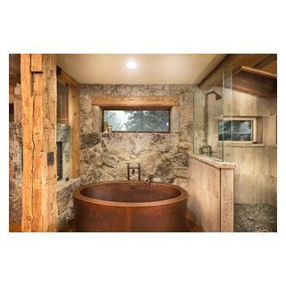 Tahoe Lakeview - Rustic - Bathroom - Sacramento - by Welling ...