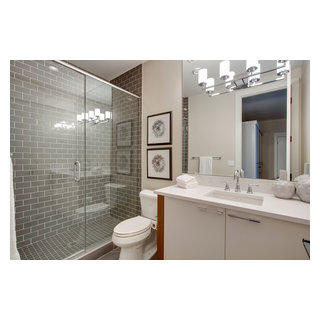The Point in Patterson Heights - Midcentury - Bathroom - Calgary - by ...
