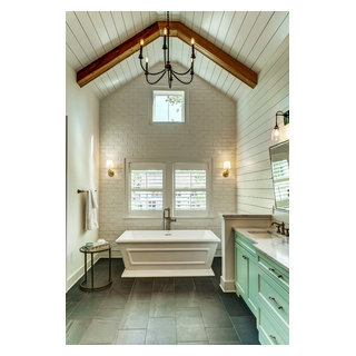 The Potomac 2017 Homearama Show Home - Farmhouse - Bathroom - Richmond ...