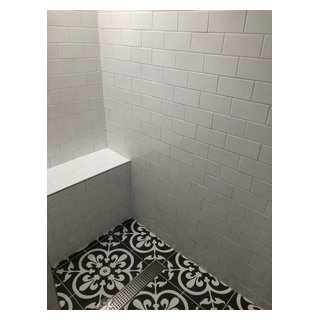 Tile Shower Installation - Modern - Bathroom - Seattle - by Sound Tile ...
