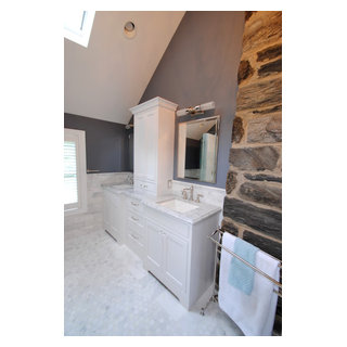Timeless Master Bathroom Renovation - Transitional - Bathroom ...