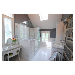 Timeless Master Bathroom Renovation - Transitional - Bathroom ...