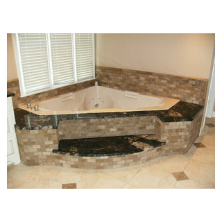 Titanium Master Bath - Transitional - Bathroom - Atlanta - by All Stone ...