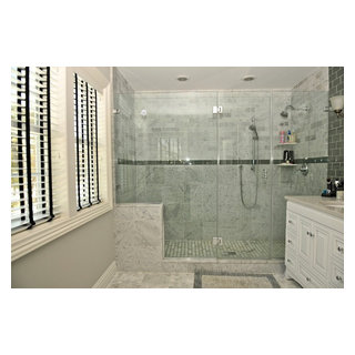 Total Renovation with Multiple Extensions - Transitional - Bathroom ...