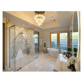 Transitional Farmhouse - Farmhouse - Bathroom - Phoenix - by AJ Design Studio | Houzz