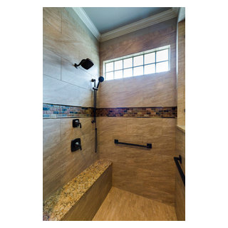 Transitional Universal Design - Transitional - Bathroom - Dallas - by ...