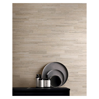 Travertino Rigato - Transitional - Bathroom - New York - by Wayne Tile ...