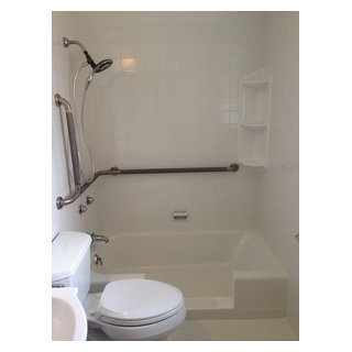 Tub Cuts Before and after - Transitional - Bathroom - Philadelphia - by ...