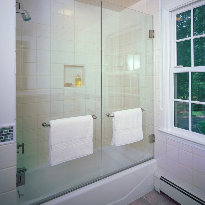 Frameless Glass Tub Enclosure - Photos & Ideas | Houzz