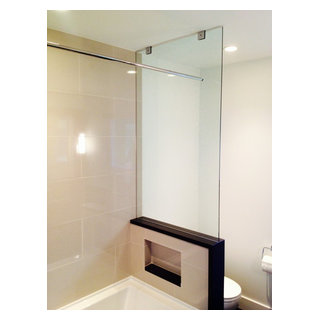 Tub End Wall / Glass Panel Showers, Greater Vancouver - Contemporary ...