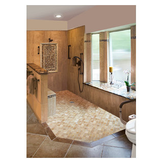 Universal Design Remodel Master Bath for Accessibility - Transitional ...