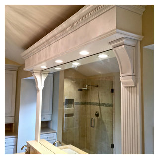 Vanity bulkhead with integral lights - Bathroom - DC Metro - by JDS ...