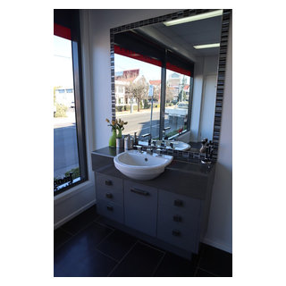 Vanity with Overhanging Sink - Bathroom - Other - by Glenfield ...