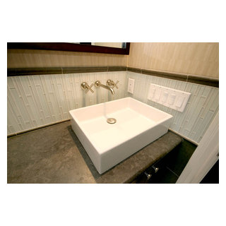 W. Master, Hall, Bedroom Bathroom and Laundry Room - Modern - Bathroom ...